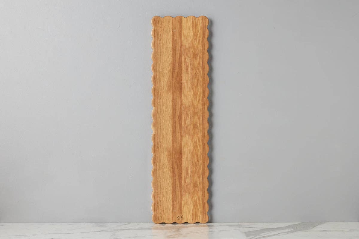 Scalloped Cutting Plank, Large – The Fox Shop and Market
