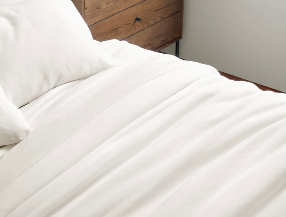 Ivory Lush Linen Bedding – The Fox Group