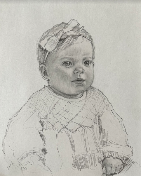 Custom Graphite Portrait Drawings – The Fox Group
